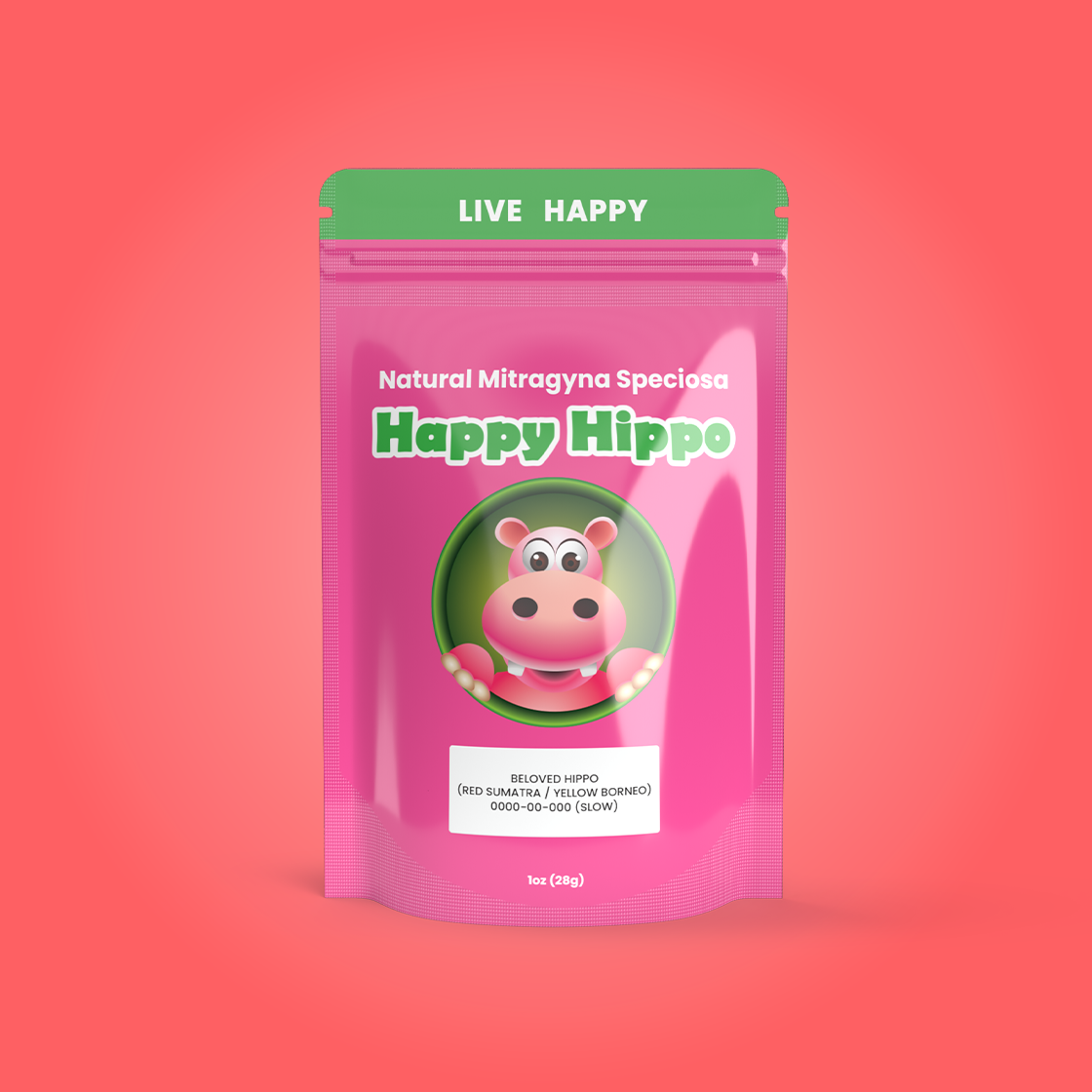 Blended Red Sumatra and Yellow Borneo Kratom | Happy Hippo